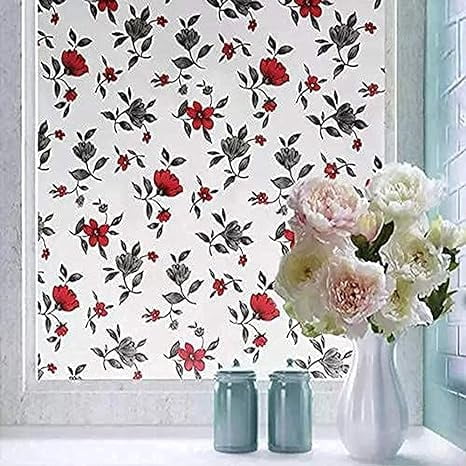 A1 Decor 3D Window Glass Film Sticker Privacy Frosted Glass Films ...
