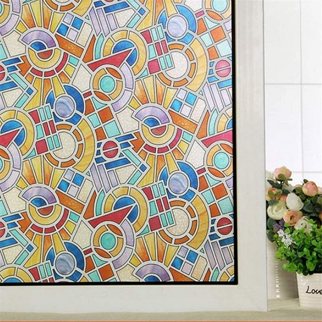 A1 Decor 3D Window Glass Film Sticker Privacy Frosted Glass Films ...