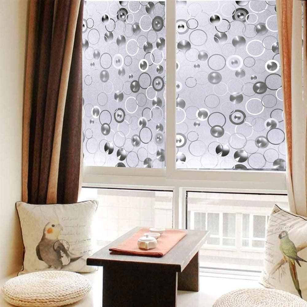 A1 Decor Frosted Glass Window FilmPrivacy Glass StickerGlass ...