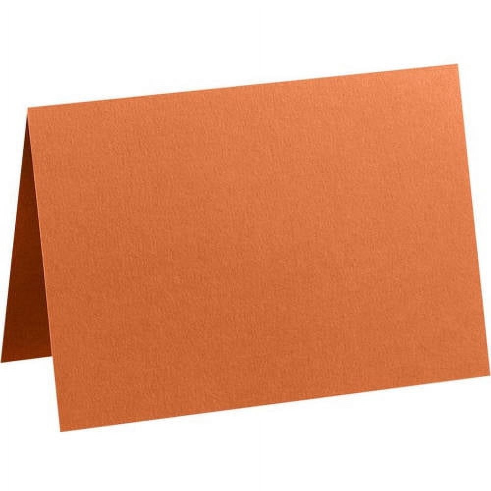 A1 Folded Notecards (3 1/2 x 4 7/8) - Rust (1000 Qty.) - Walmart.com