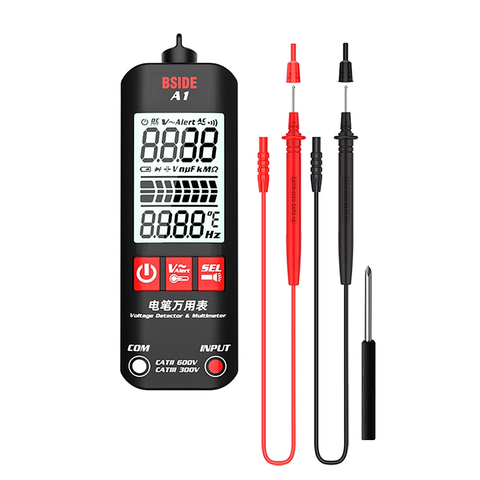 A1 Fully Automatic Anti-Burn Intelligent Digital Multimeter - Walmart.com