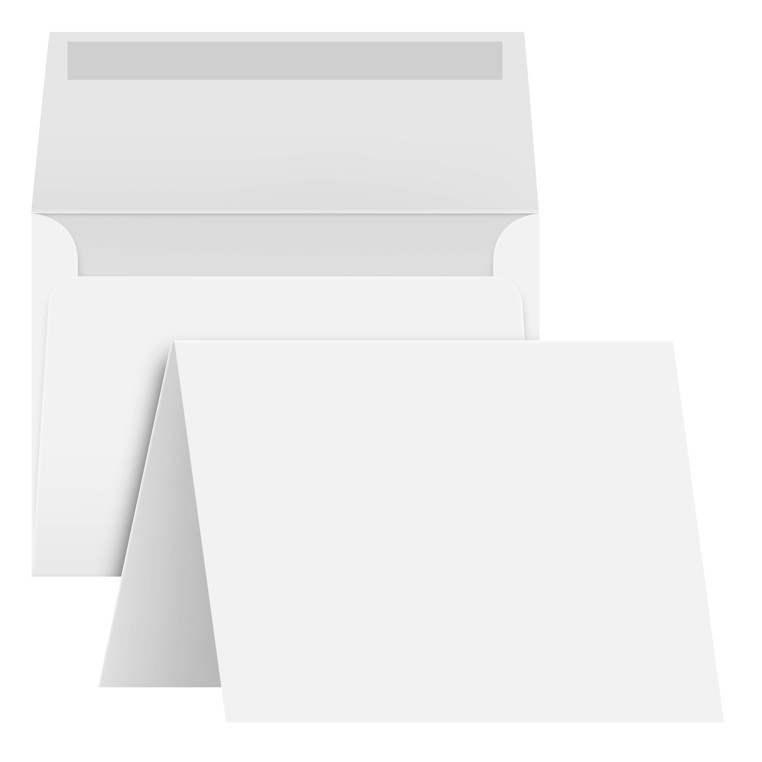 A1 Greeting Cards Set – 4 7/8 x 3 3/8" Blank White Cards and Envelopes ...