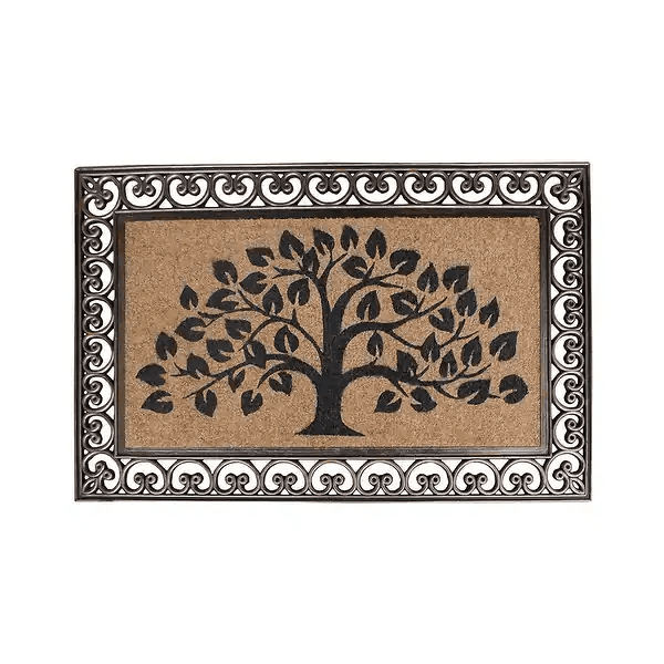 A1 Home Collection Natural Coir & Rubber Door Mat, 30x48, Thick Durable ...
