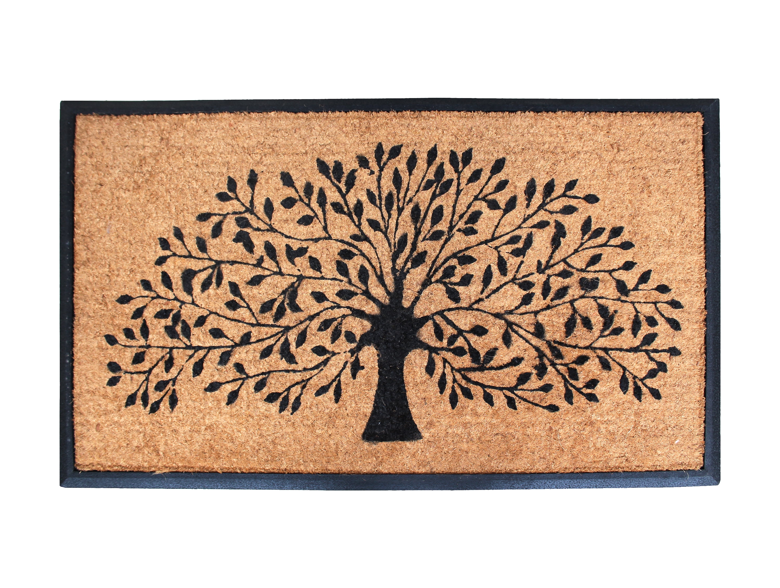 A1 Home Collections Doormat, Natural Coir Flocked, 30x48, Heavy Duty ...