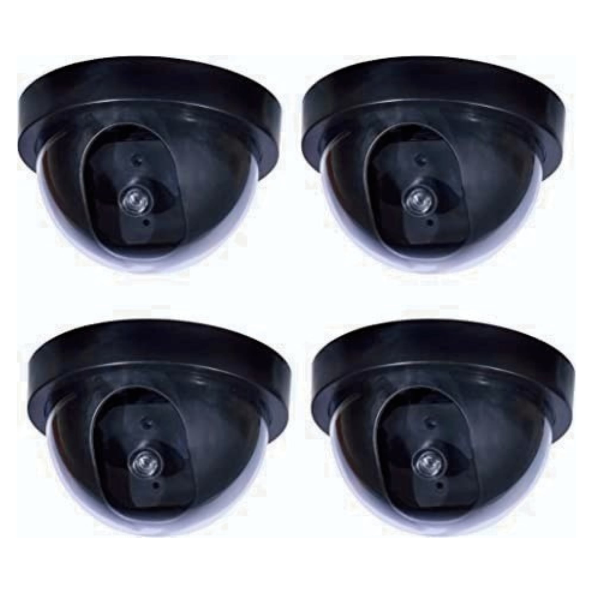 A1 UNLIMITED Dummy Security Camera, 4 Pack Fake CCTV Dome Camera ...