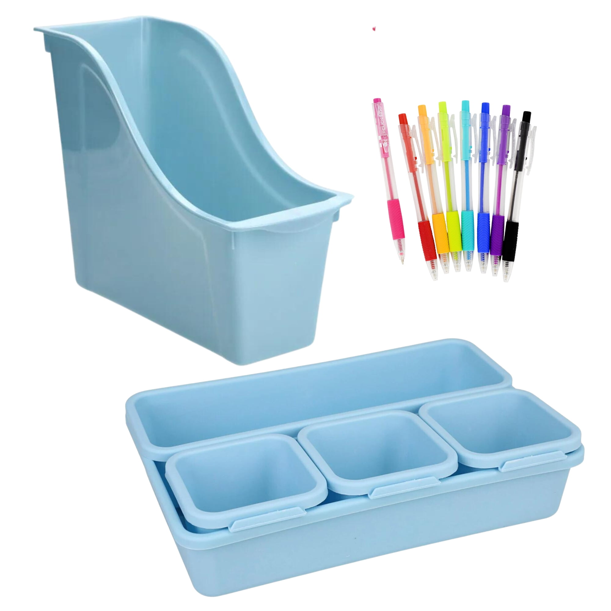 A1 Unlimited Colorful Plastic Book Bin with 5-ct. Packs Interlocking ...