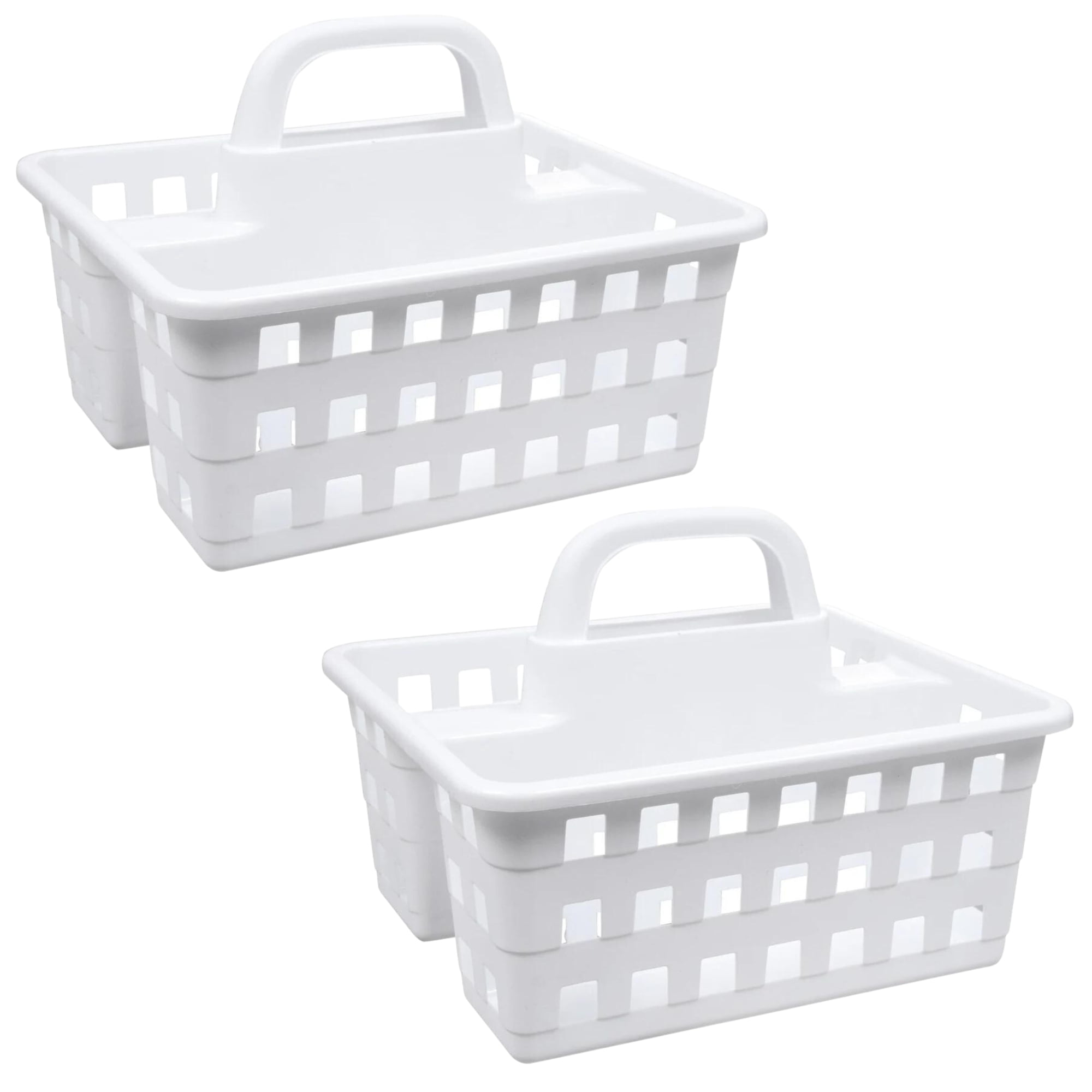 A1 Unlimited 3-Compartment Plastic Caddies, Stackable Organizer Storage ...