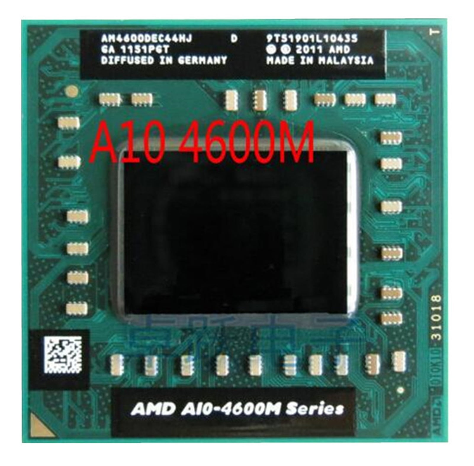 A10 4600M A10-4600m original Socket FS1 CPU 4M Cache/2.3GHz/quad processor - Walmart.com