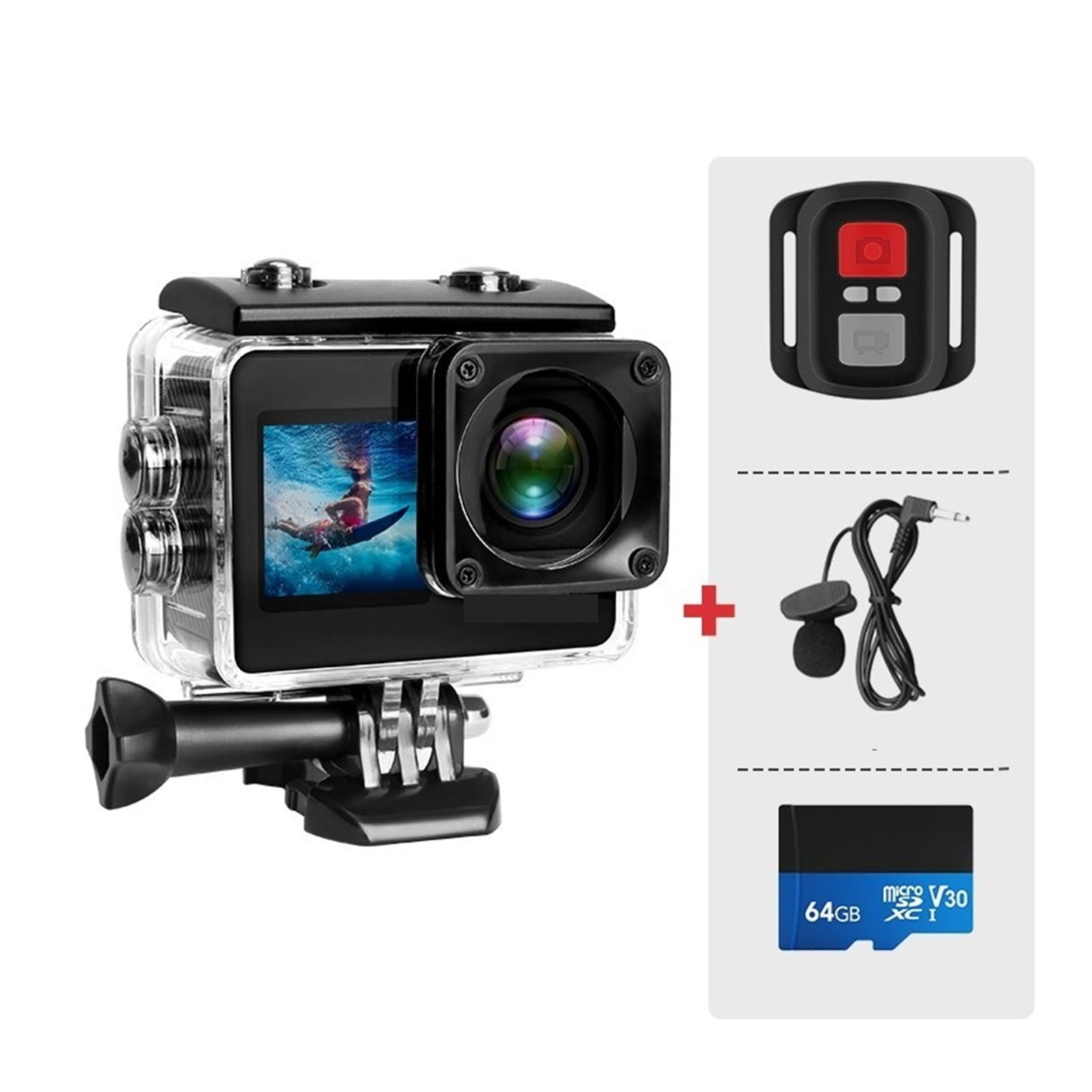 A10 Action Camera 4k EIS Ultra HD 20MP 170D Underwater Waterproof Cam ...