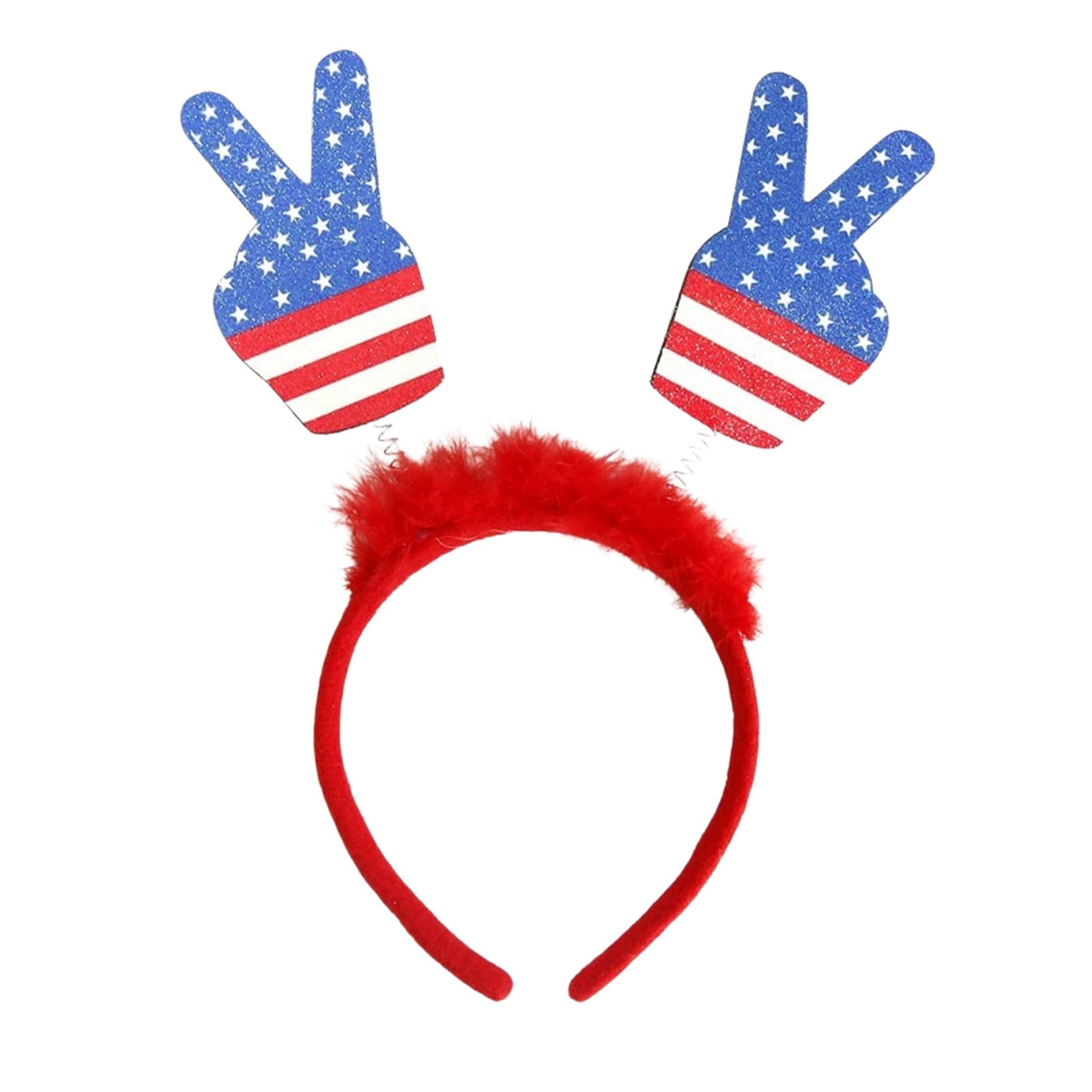 A10 Usa Flag Independence Day Hair Bands Adjustable Headwear Party ...