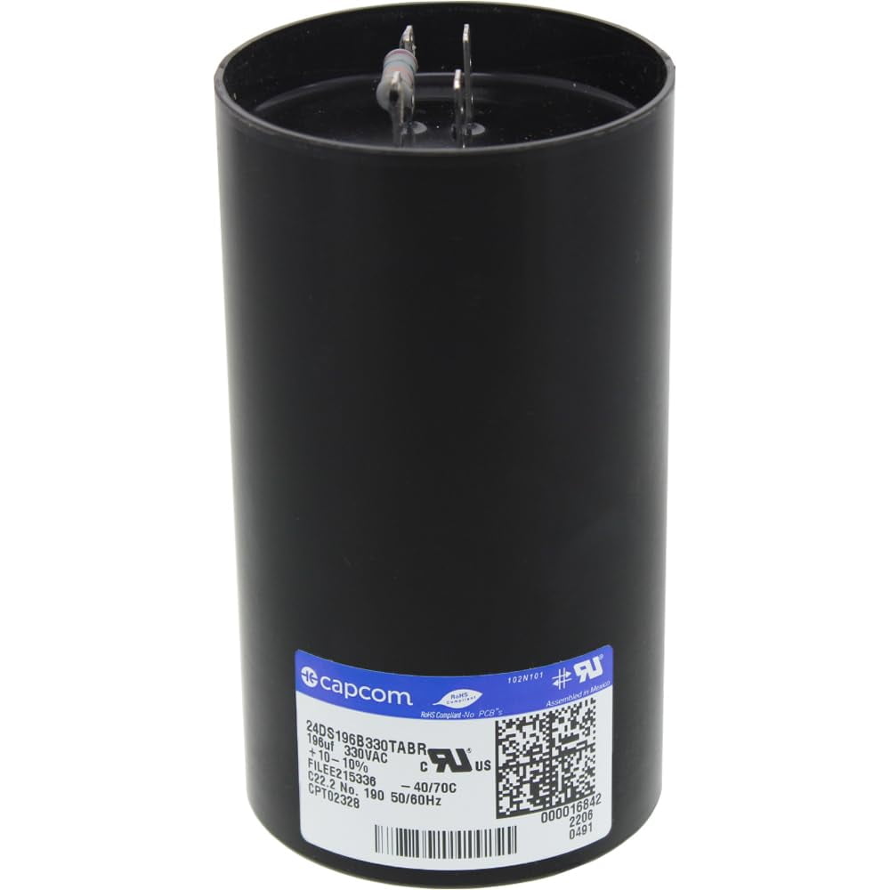 A101147P04 - NGM 176-216 MFD 330 VAC Start Capacitor - Walmart.com