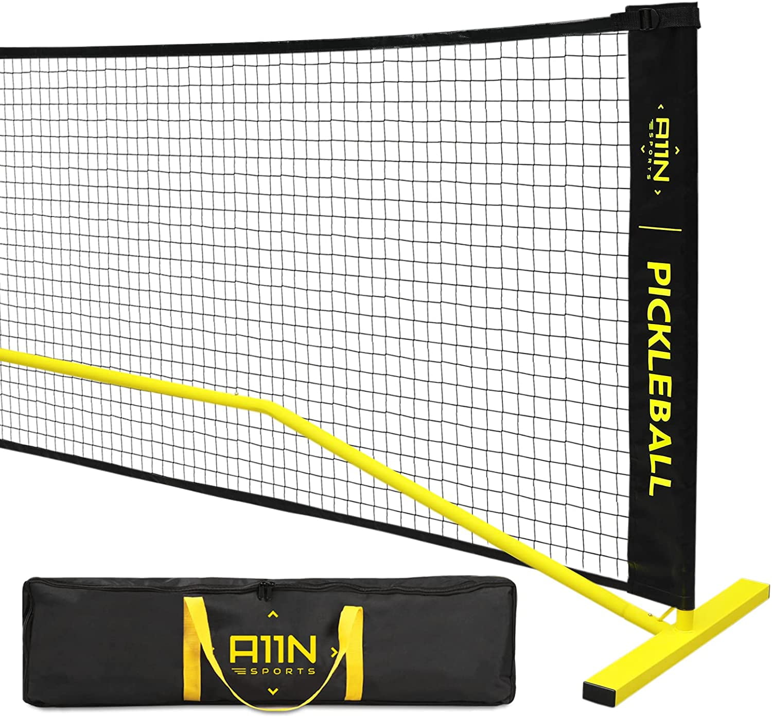 A11N Outdoor Pickleball Court Stand Set Game, 22ft Regulation Size ...