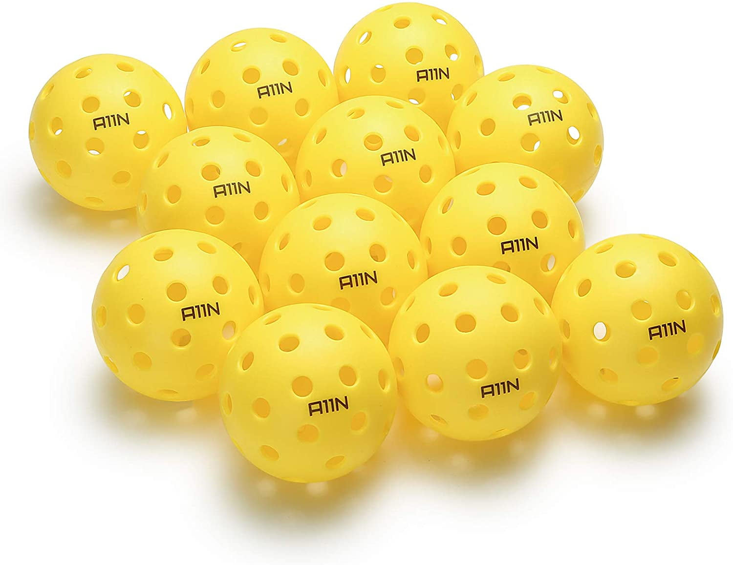 A11N Premium 40 Holes Outdoor Pickleball Balls, Durable Ball with Nice ...