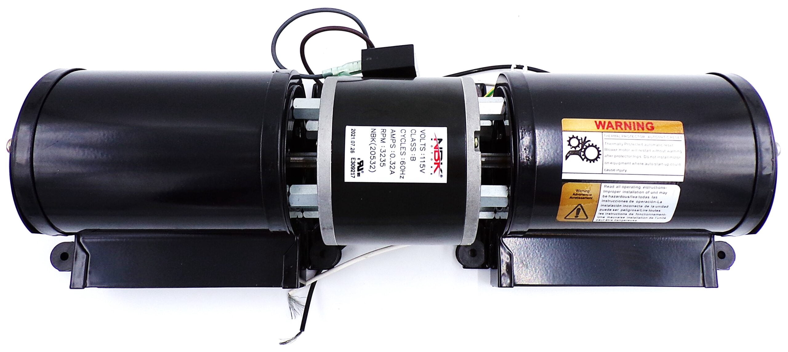 A125 BLOWER MOTOR 115V - EXACT FIT FOR FASCO - REPLACEMENT PART BY NBK ...