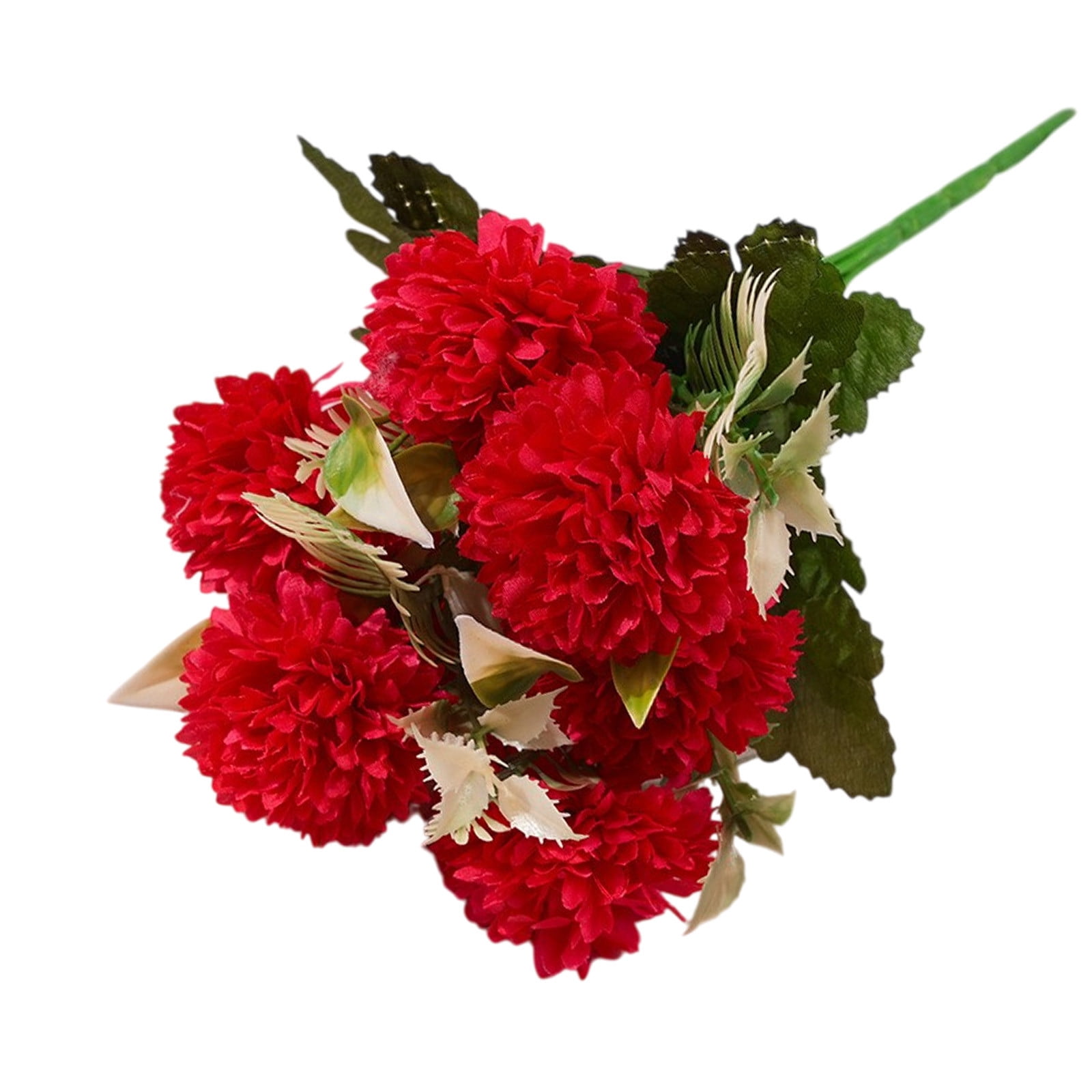 A13 Premium Artificial Chrysanthemum Blooms Plastic Decorative Flowers ...