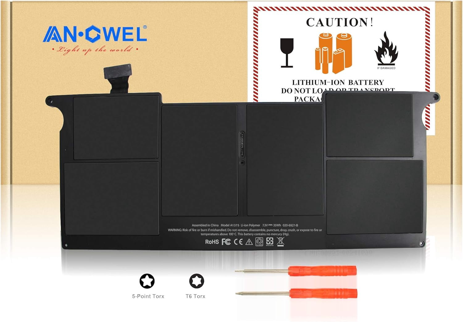 A1370 A1375 Laptop Battery Compatible for MacBook Air 11 inch (Only ...