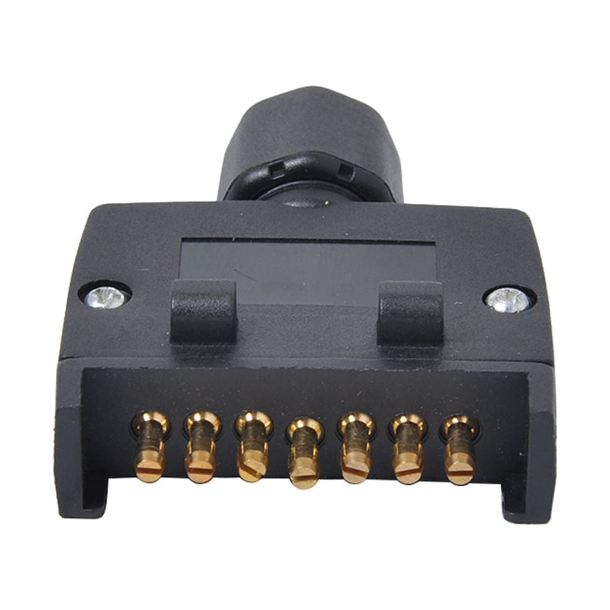 A1429 7-Pin Flat Trailer Socket Light Connector 12V 7 Way Female ...