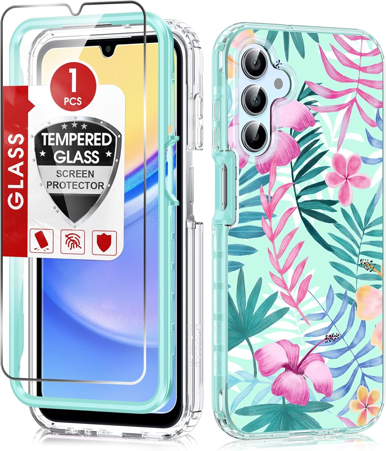 for A15-Phone Case: with Cute Exquisite Flower Floral Pattern and ...