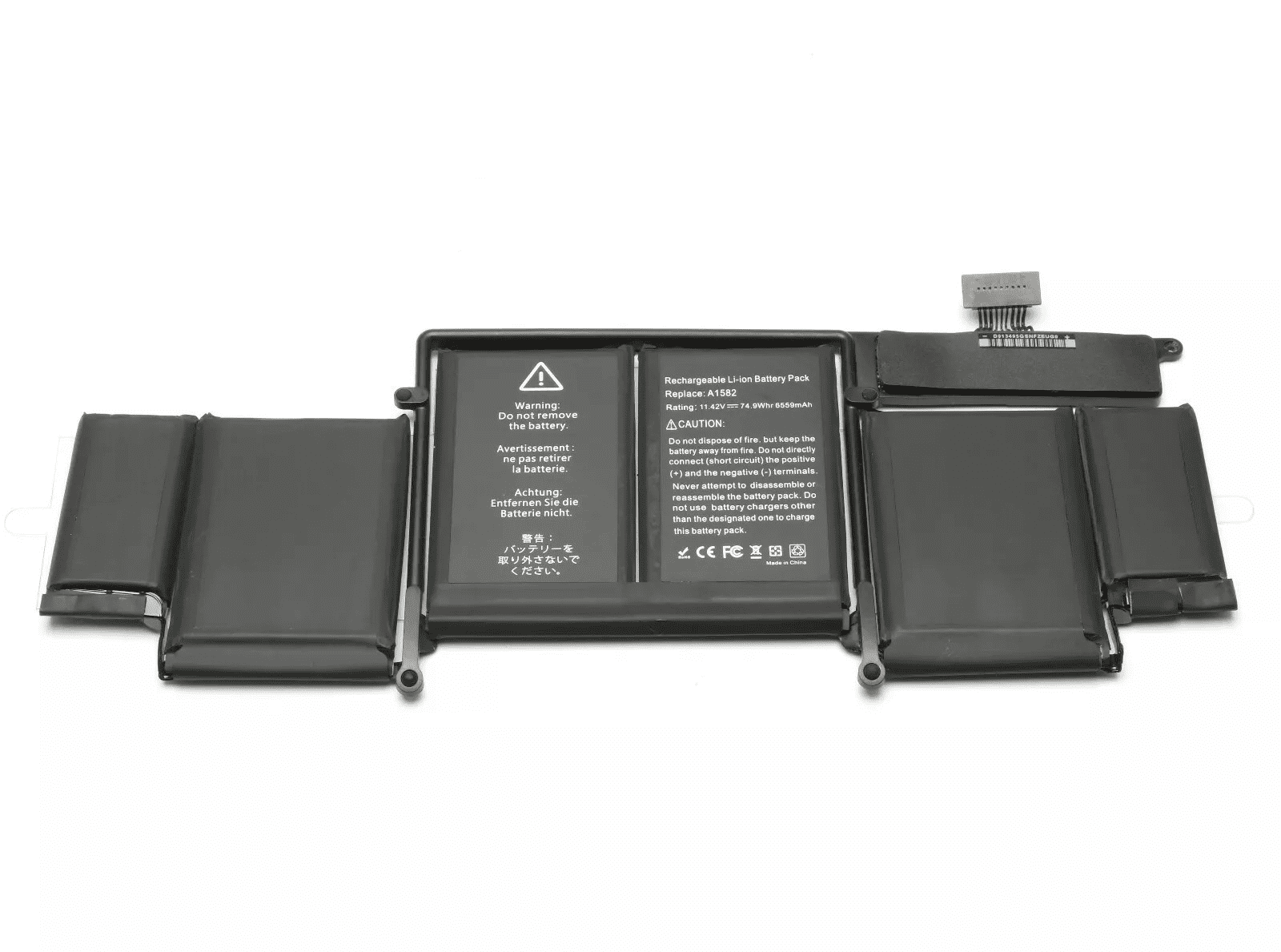 A1582 Battery for Mac-Book Pro (Retina A1502, 13-inch, Early 2015) 74.9Wh 6559mAh - Walmart.com