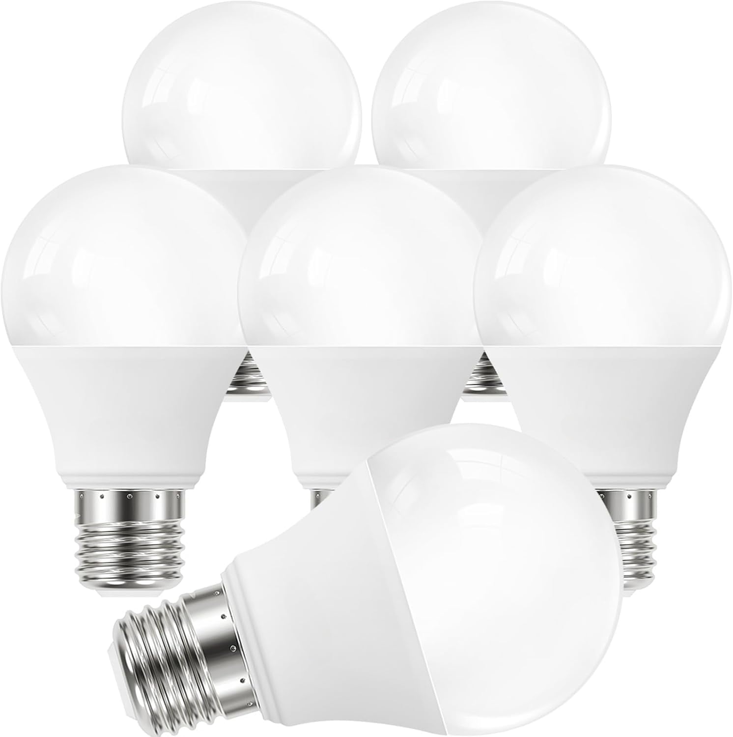 A19 LED Light Bulb, 60W Equivalent, 9W 2700K Soft White Light Bulbs ...