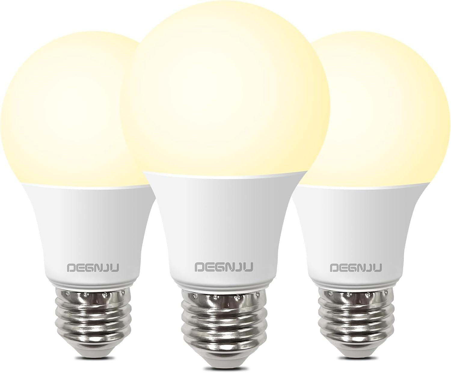 A19 LED Light Bulbs, 60 Watt Equivalent LED Bulbs, Soft White 2700K ...