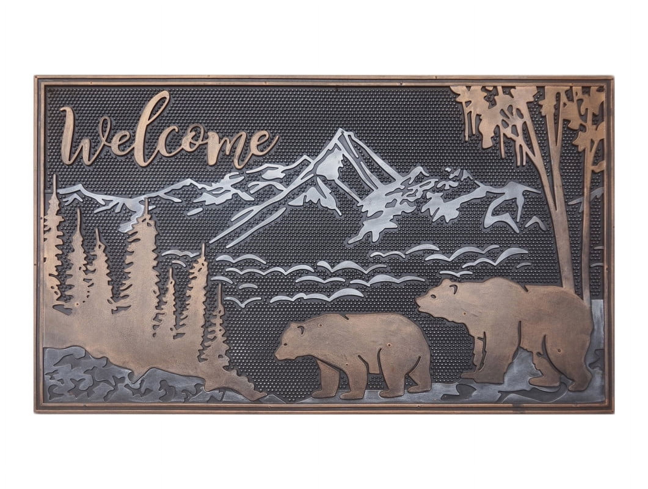 A1HC Durable Rubber Doormat, Low Profile Mats For Front or Back ...