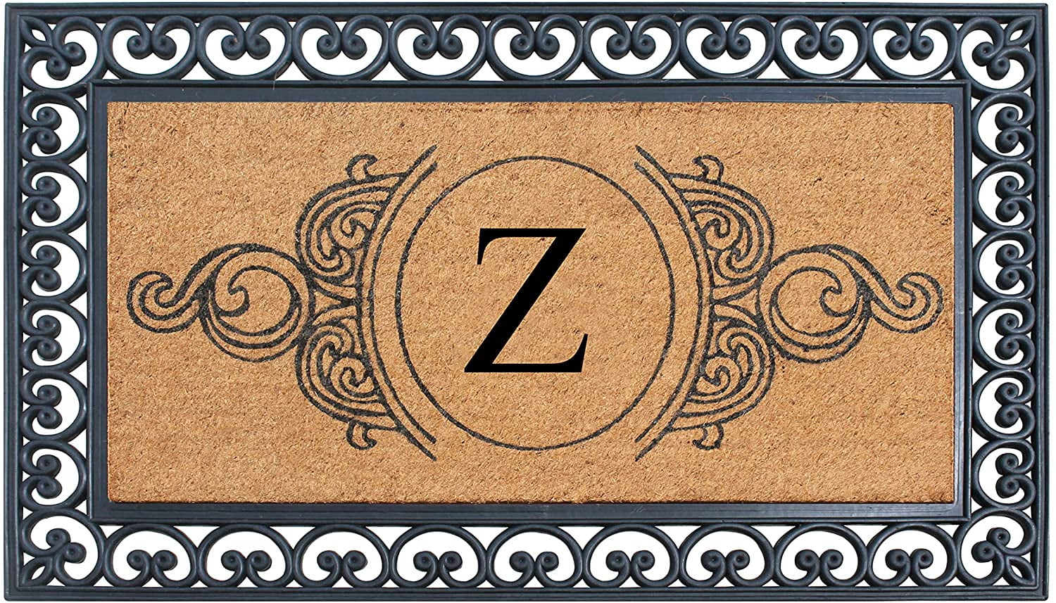 A1HC FIRST IMPRESSION Rectangle Doormat |Rubber and Coir | 30 x 48 Inch ...