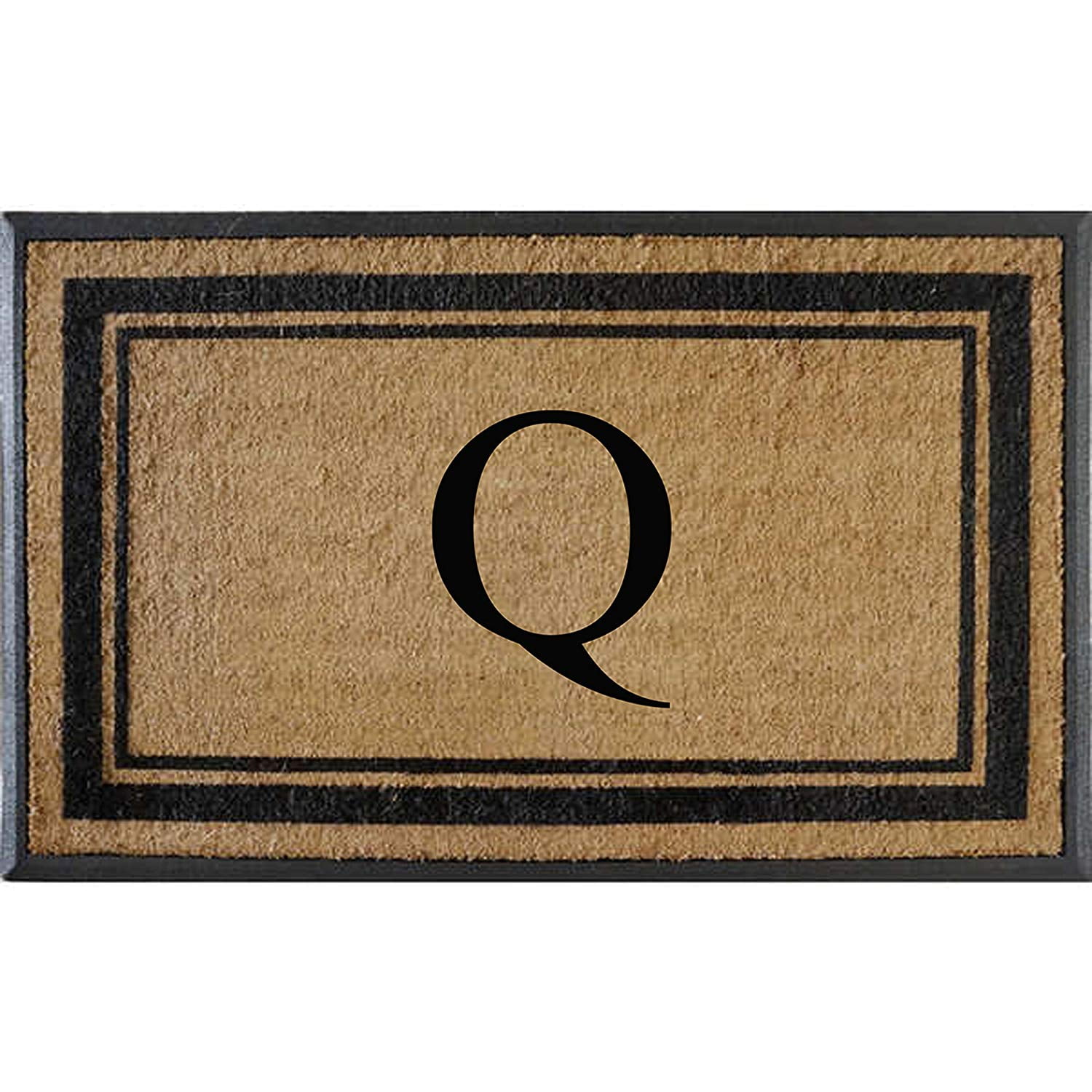 A1HC First Impression Markham Border Natural Rubber Double Door Mat ...