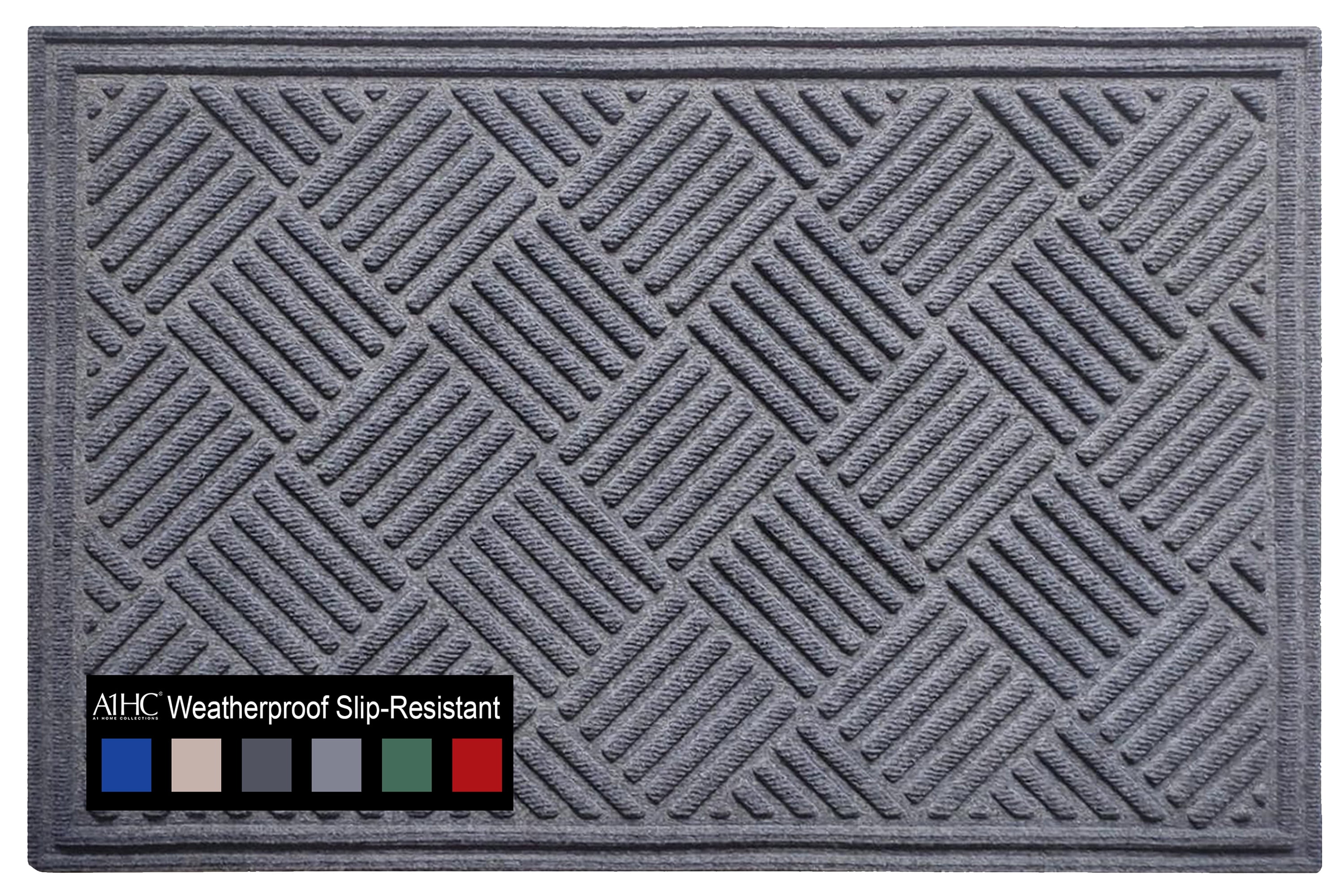 A1HC Indoor Outdoor Mat, Front and Back Entrance Welcome Mats, Front ...