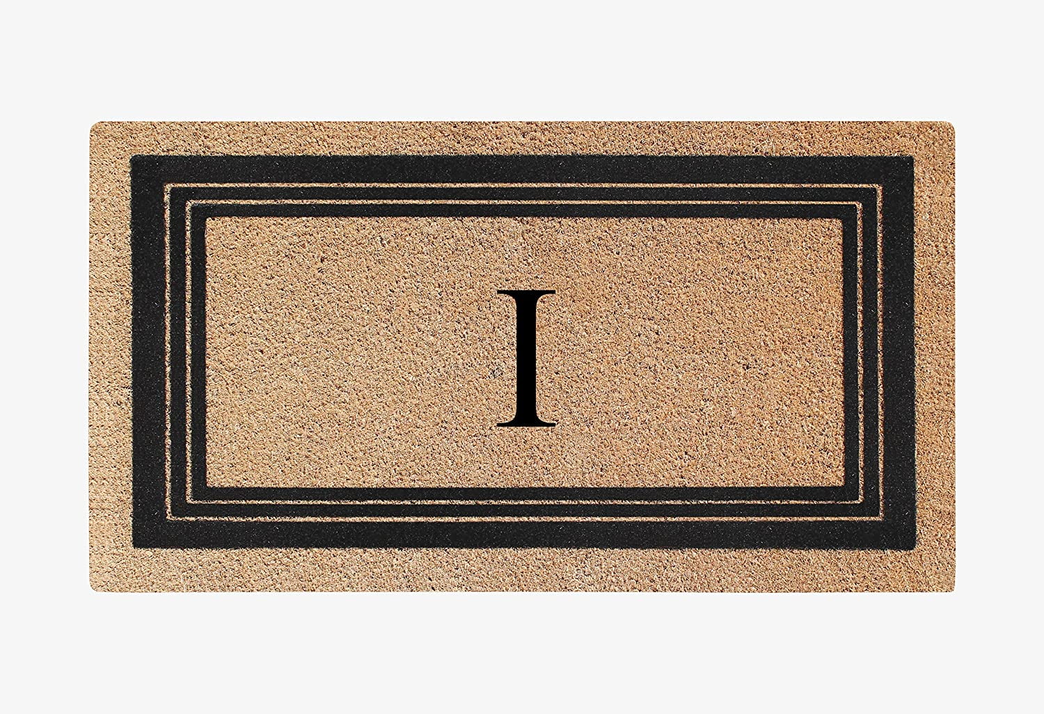 A1HC Natural Coir Monogrammed Entrance Door Mats, Durable Large Outdoor ...