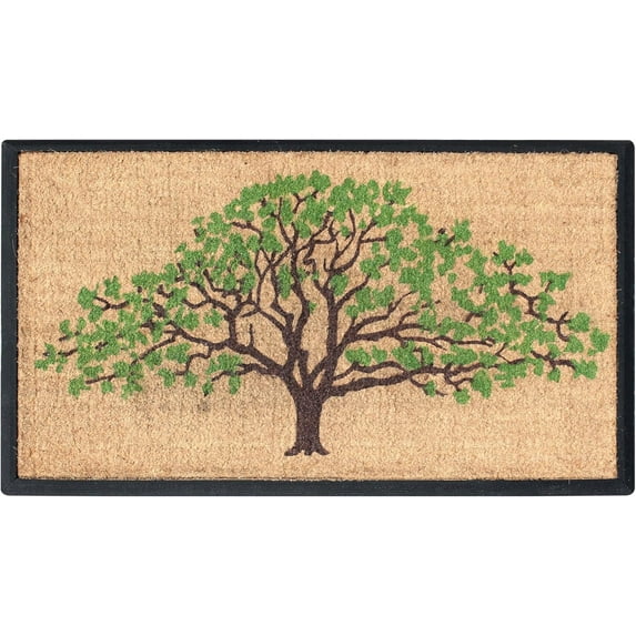 A1HC Natural Coir & Rubber Door Mat, 30x48, Thick Durable Doormats for ...