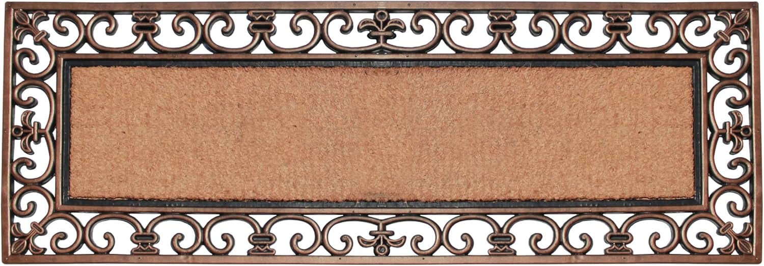 A1HC Natural Coir and Rubber Door Mat 18" x 48", Thick & Durable Heavy ...