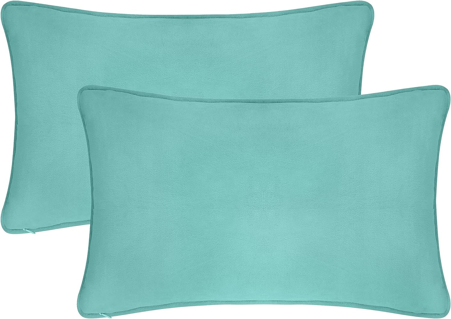 A1HC Set of 2 Luxurious Soft Velvet Throw Pillow Covers Only, 12"x20 ...