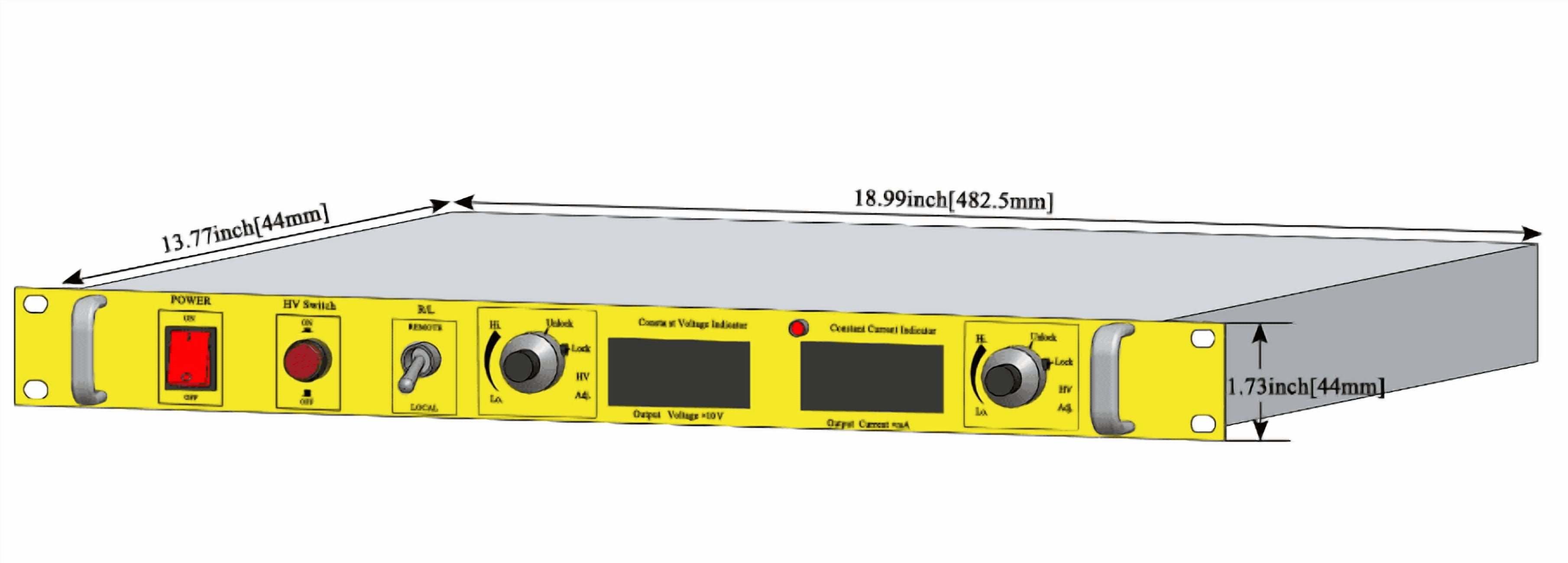 A1UHVACP10KV5MARM – 1U Rack-Mountable AC Input High Voltage Power ...