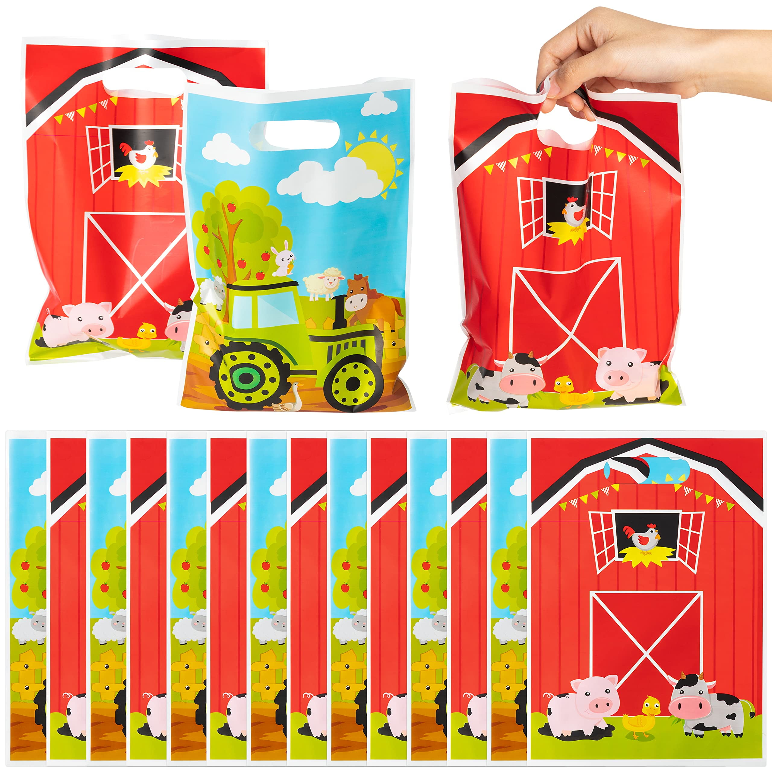 A1diee 60Pcs Farm Animals Party Favor Goodie Treat Cow Chick Barnyard ...