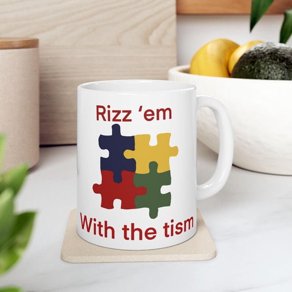 A1utiS1M Awareness Ceramic Mug, Coffee Cup for A1utiS1M port, Gift for ...