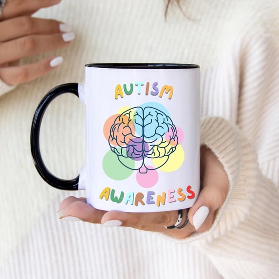 A1utiS1M Awareness Gift Mug Unmasking A1utiS1M and Acceptance Coffee ...