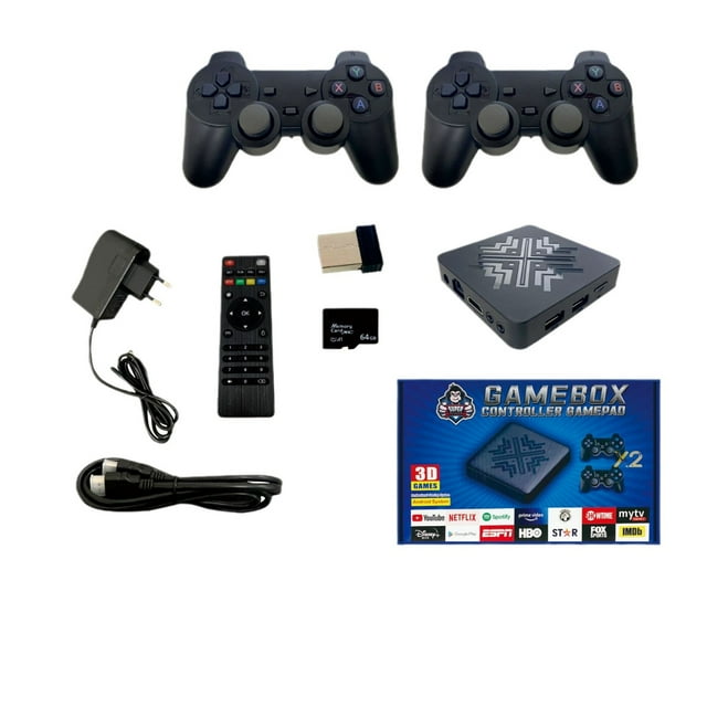 A2 Game Console 4K HD 10,000 Arcade Games Dual System TV Box Double ...