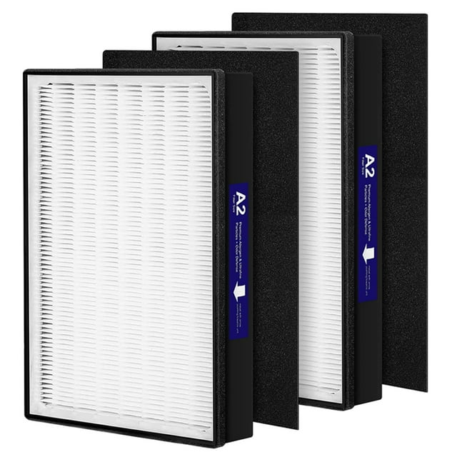 H13 HEPA A2 Replacement Filter for 3M Filtrete Room Air Purifier Models ...