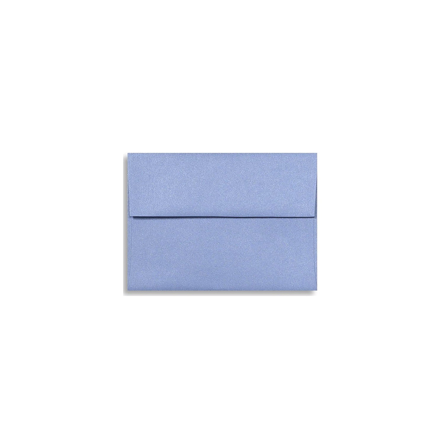A2 Invitation Envelopes (4 3/8 x 5 3/4) - Vista Blue Metallic (50 Qty ...