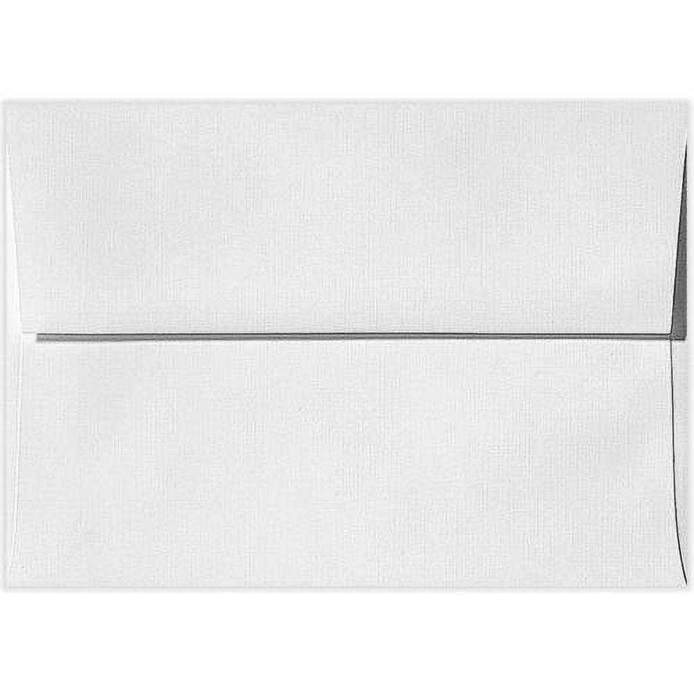 A2 Invitation Envelopes (4 3/8 x 5 3/4) - White Linen (50 Qty ...