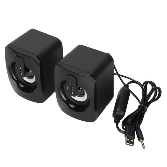 A2 Mini Computer Speaker Stereo Clear Bass Less Distortion USB Powered ...