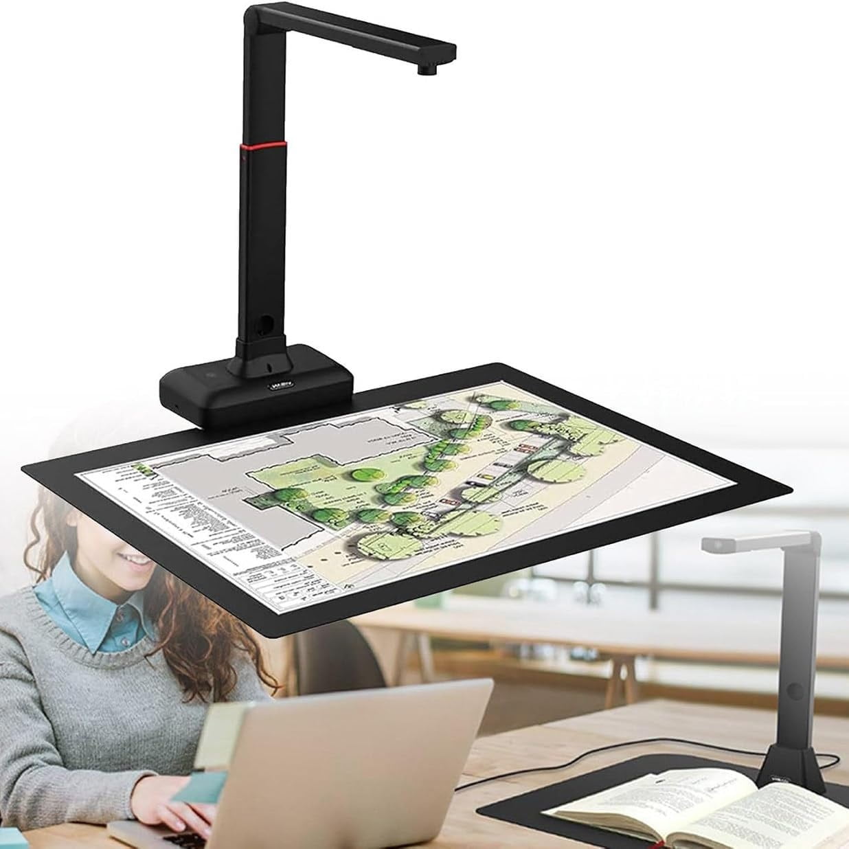 A2 Overhead Scanner For Large Format Documents & Books, 23MP High ...