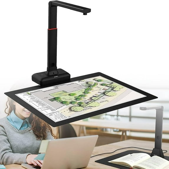 A2 Overhead Scanner For Large Format Documents & Books, 23MP High ...