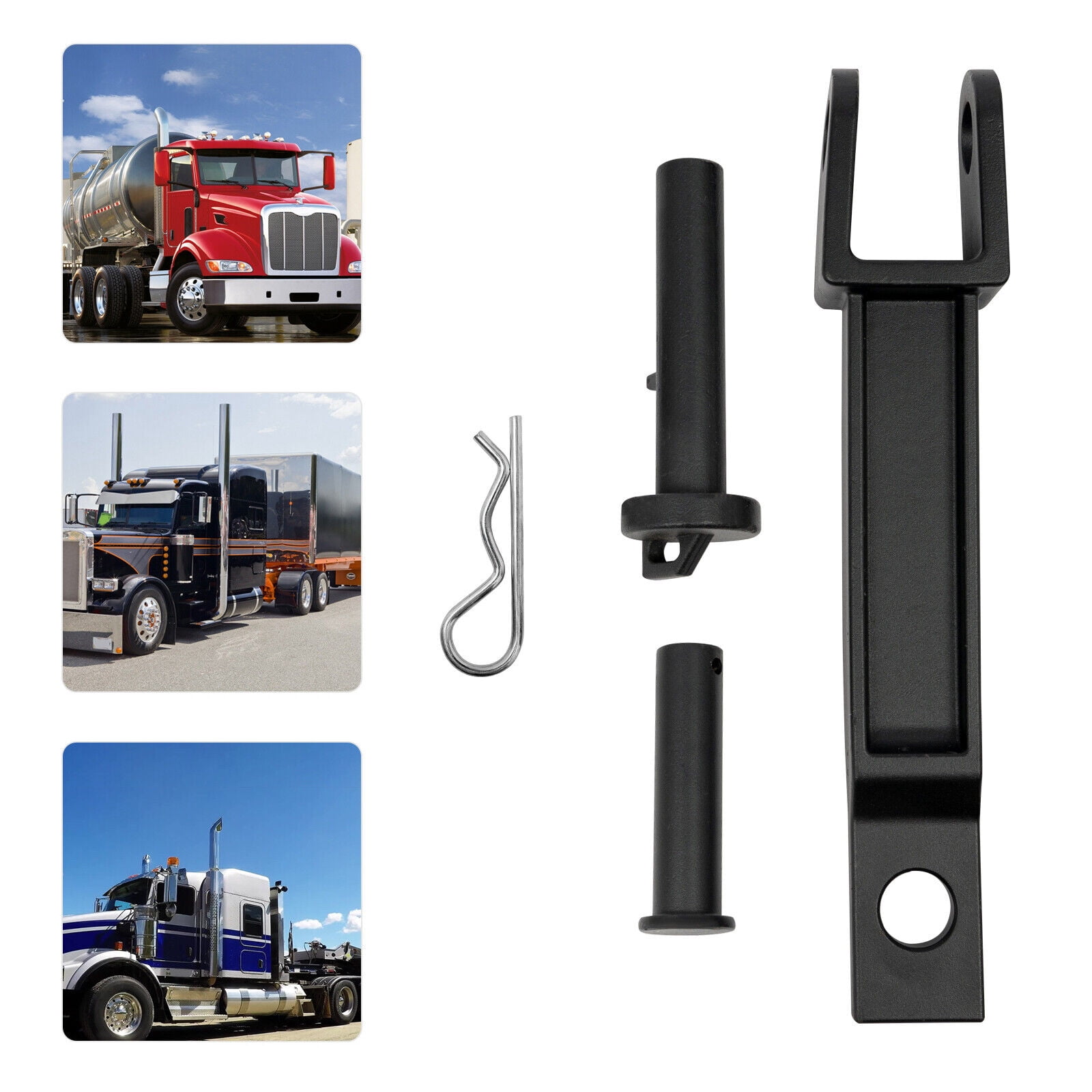 A20-6014 Single Tow Hook with Pull Pin, Truck Trailer Hitch Strap ...