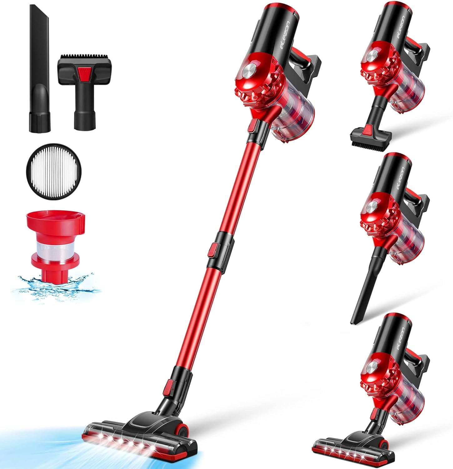 A200 Cordless Vacuum Cleaner Rechargeable, Powerful Multi Cyclone ...