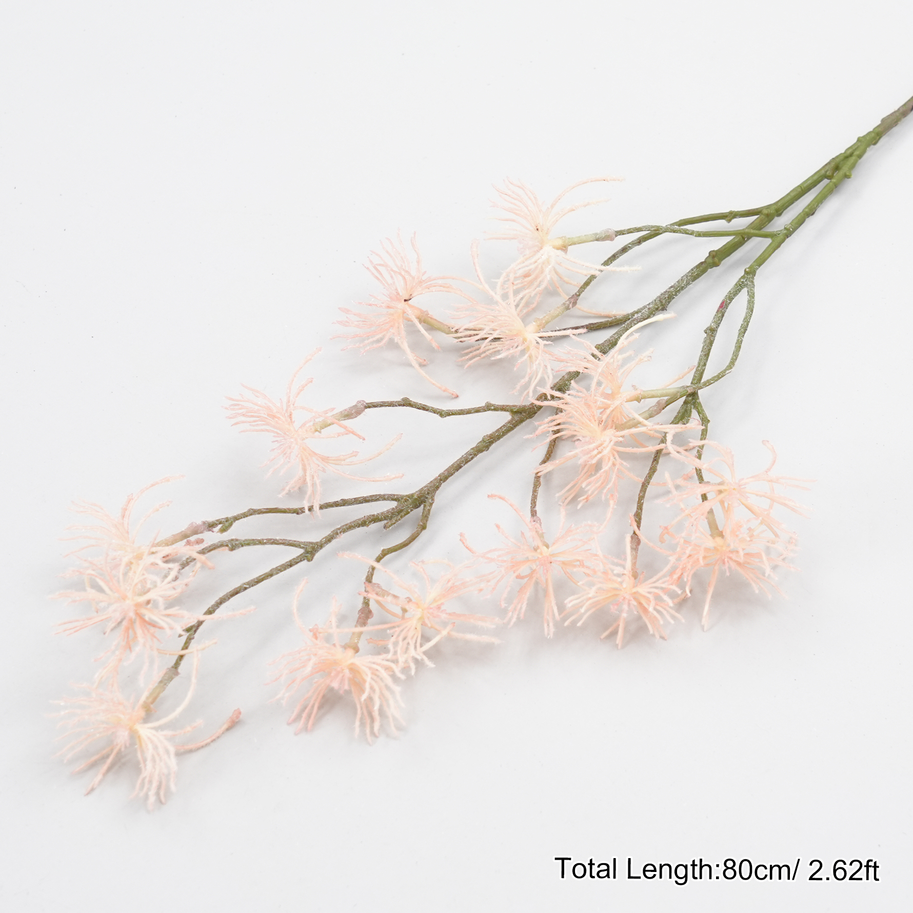 A2024 Pink Orange Dandelion Grass Artificial Plant Branch Wedding ...