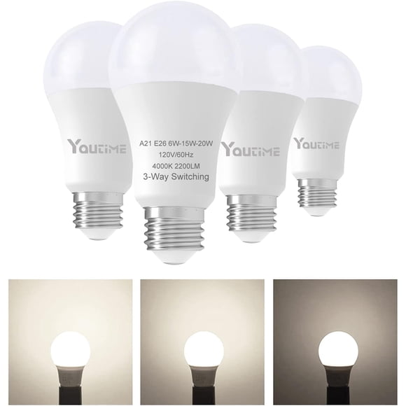 3 Way LED Light Bulbs