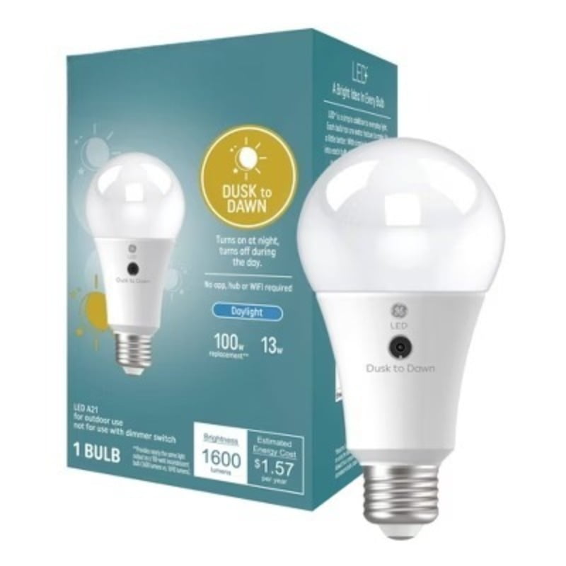 A21 LED Dusk to Dawn Light Bulb Daylight - Walmart.com