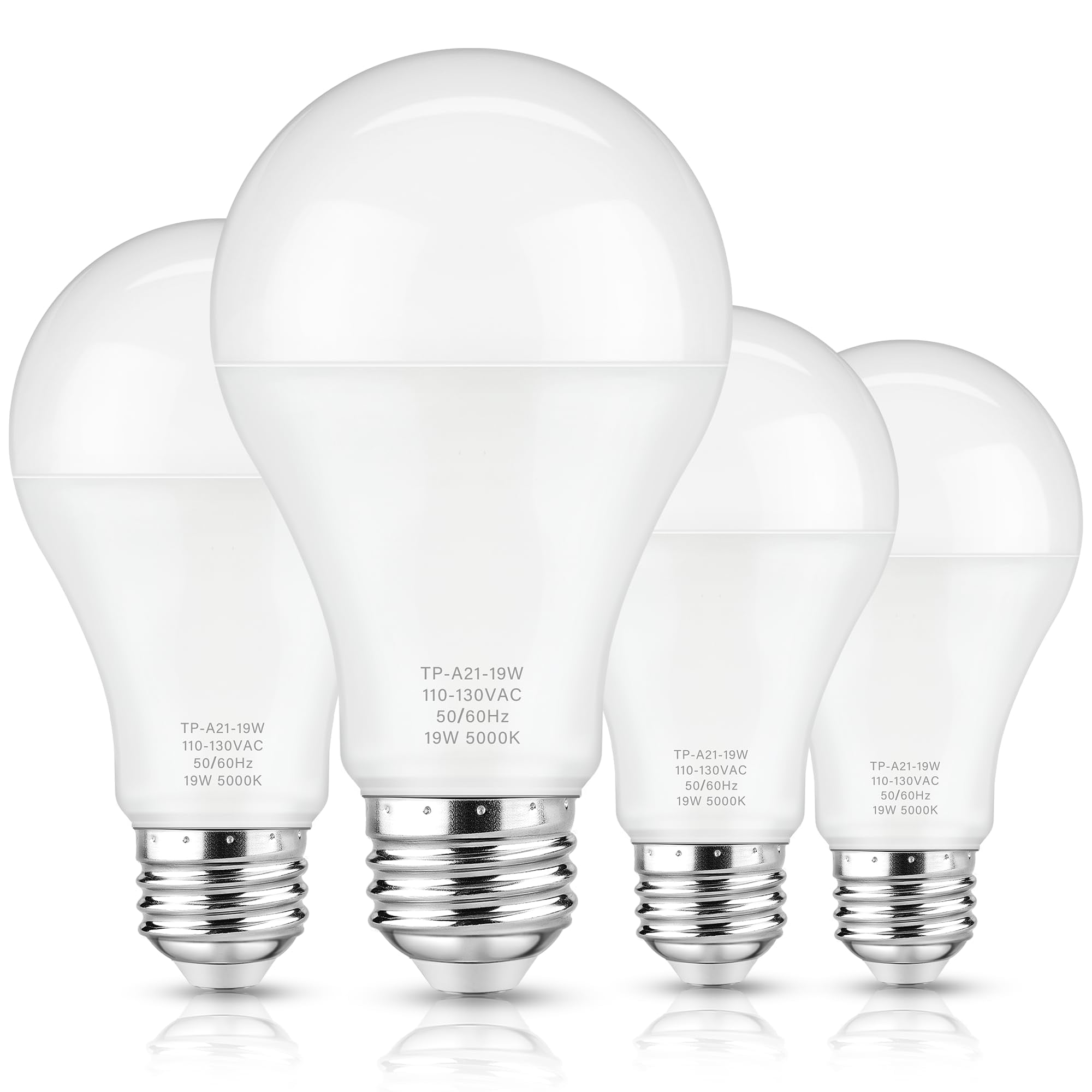 A21 LED Light Bulbs, 150 Watt Equivalent LED Bulb, Daylight White 5000K ...